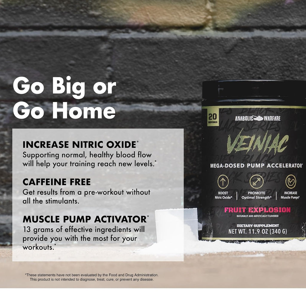Pre-workout powder for intense training