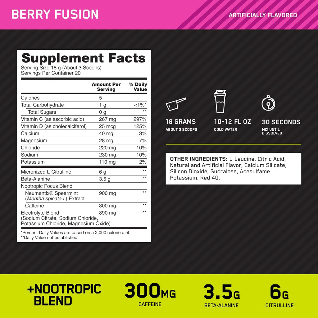 pre-workout powder for intense workouts
