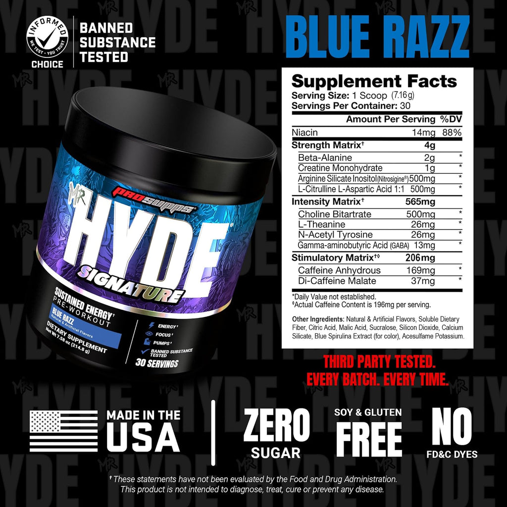 Pre-workout powder for muscle pump