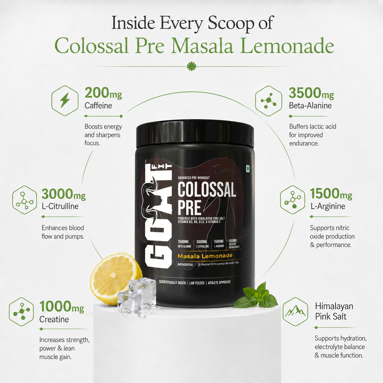 Pre workout powder with 200mg caffeine