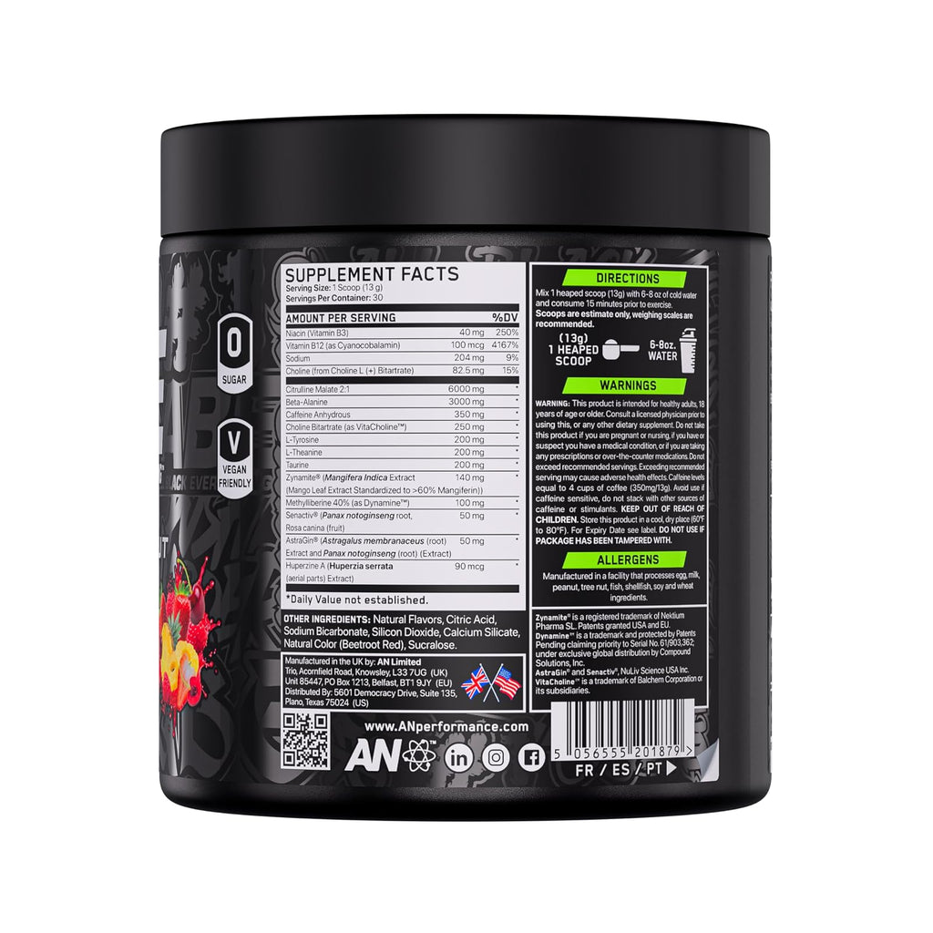 pre-workout powder with 30 servings