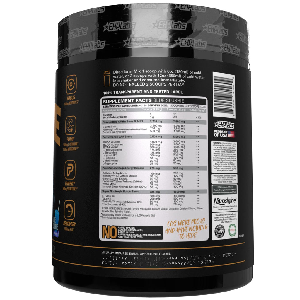 pre workout powder with BCAAs