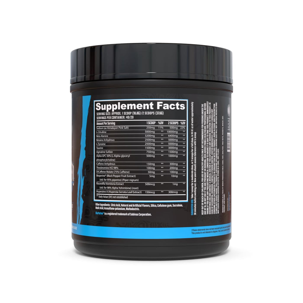 Pre-workout supplement for better focus