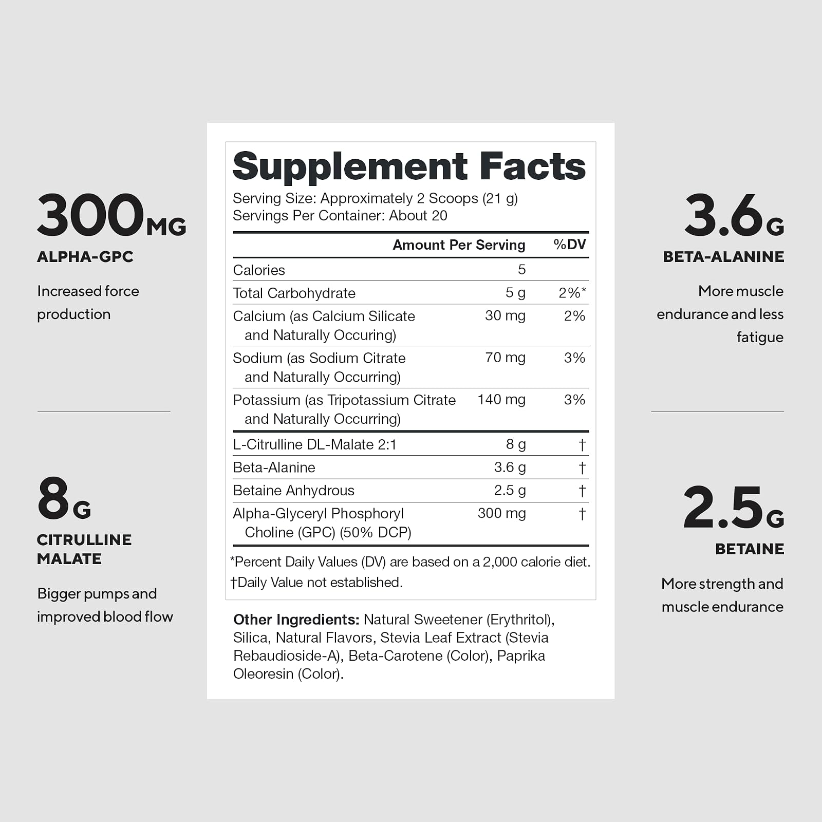 pre-workout supplement for endurance