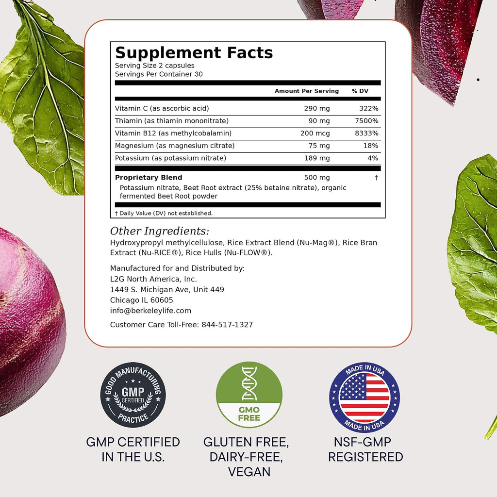 Pre-workout supplement for endurance