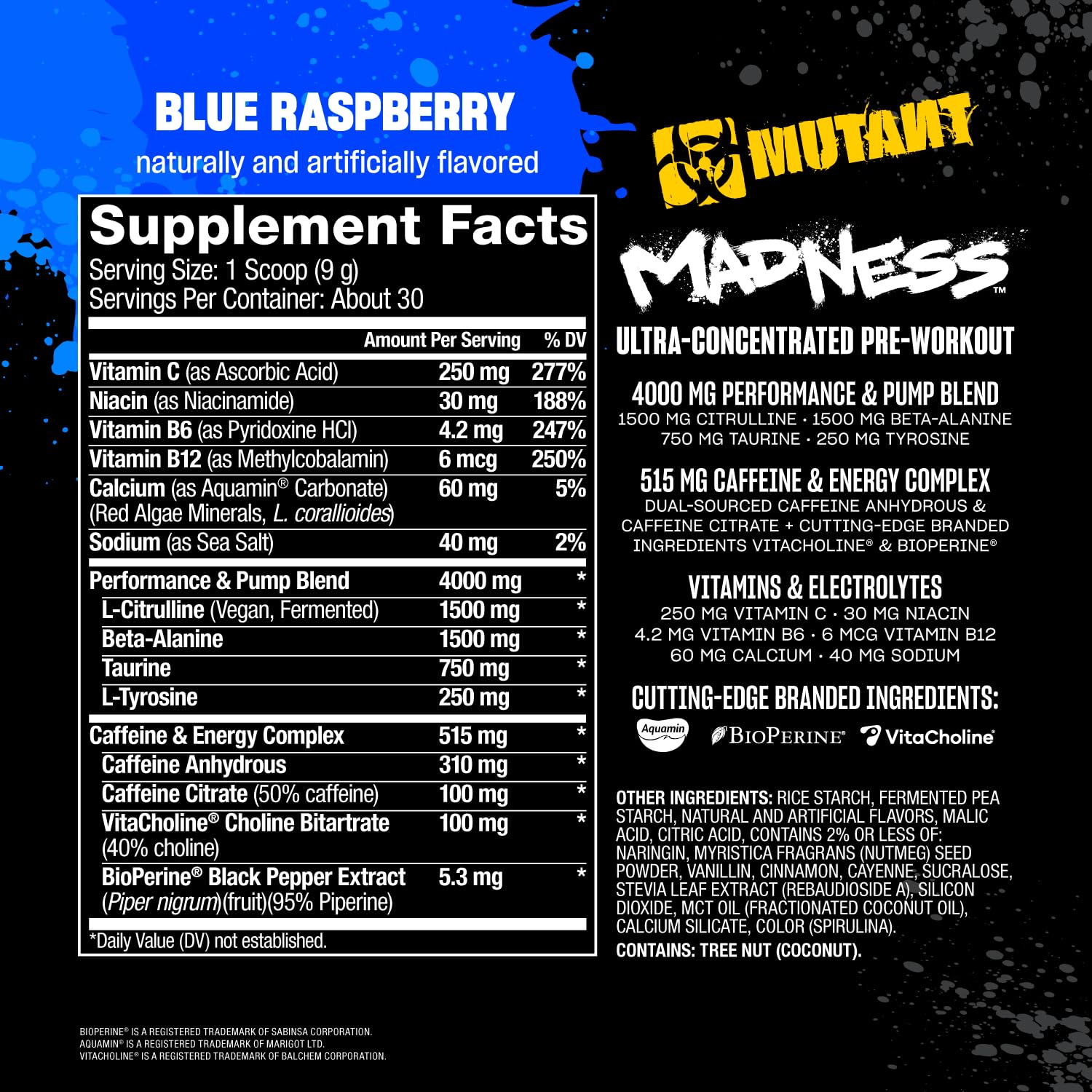 Pre-workout supplement for endurance