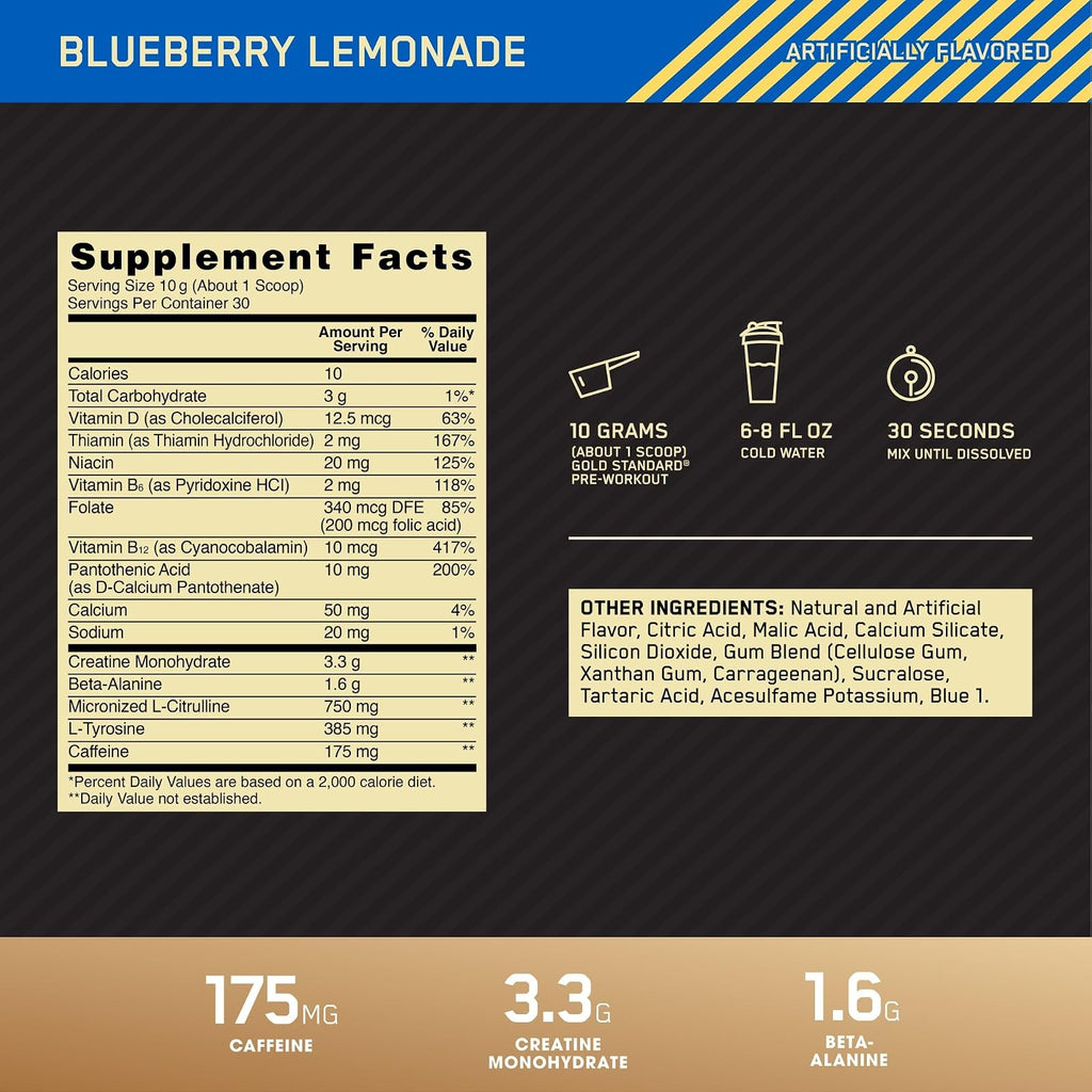 Pre-workout supplement for enhanced performance