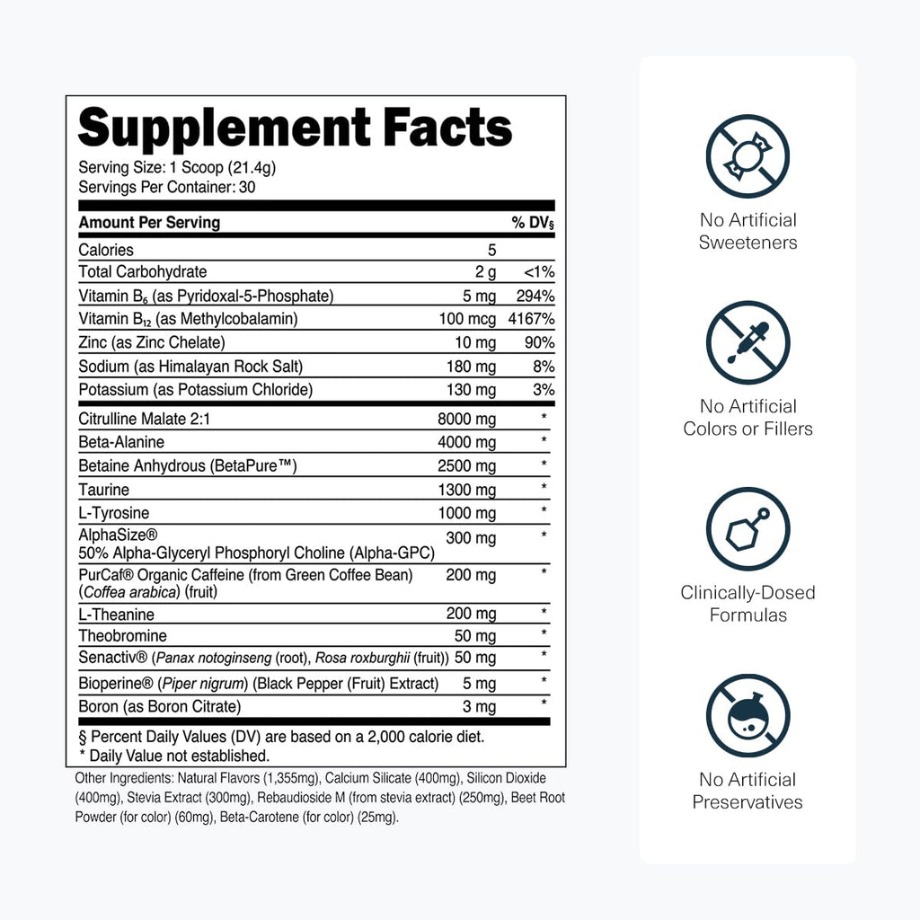 pre-workout supplement for intense workouts