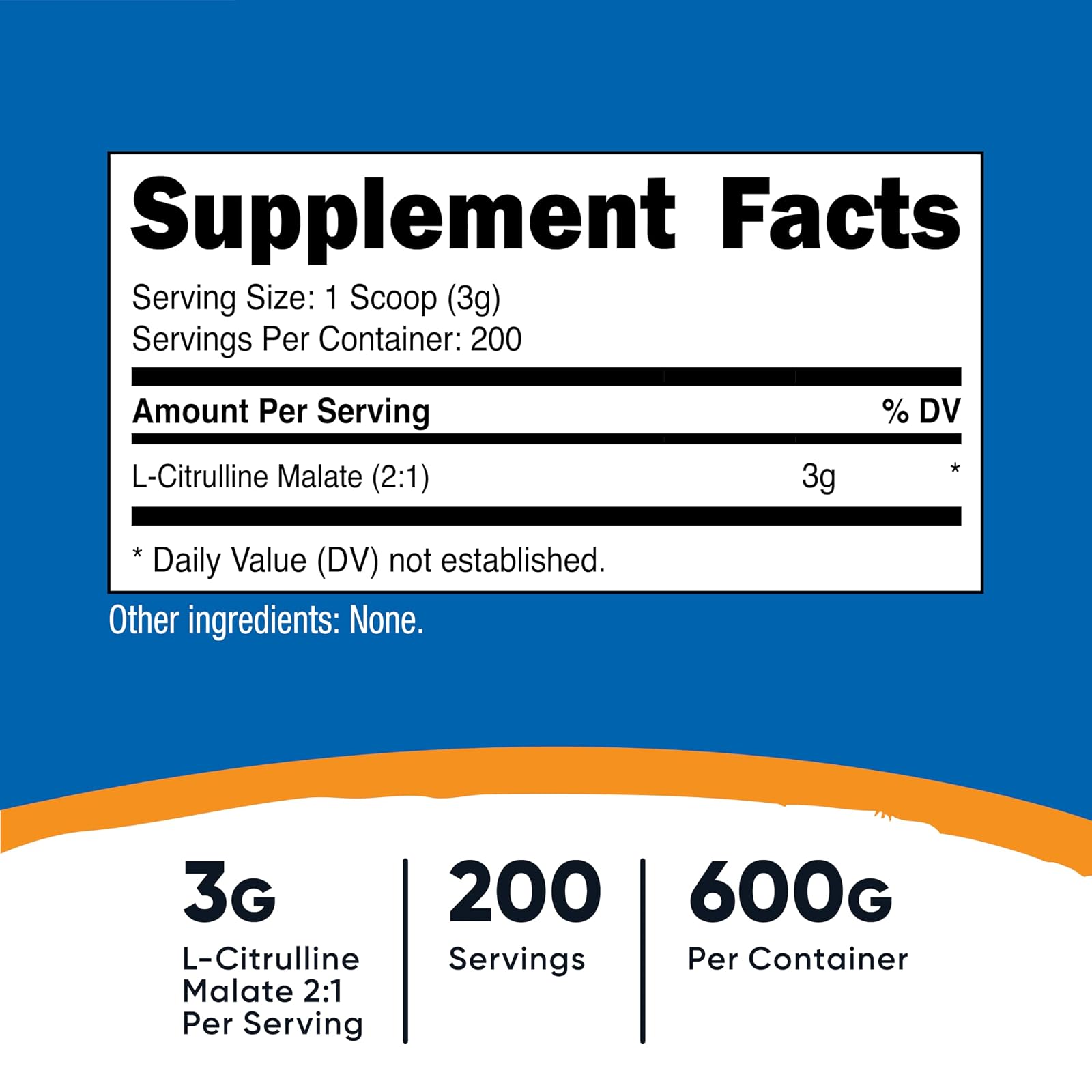 pre-workout supplement with L-Citrulline Malate
