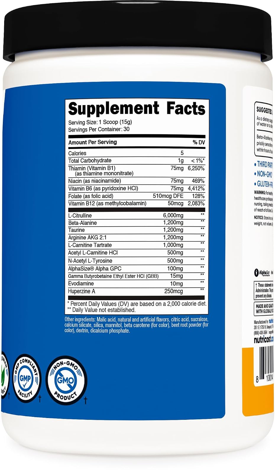 pre-workout supplement without stimulants