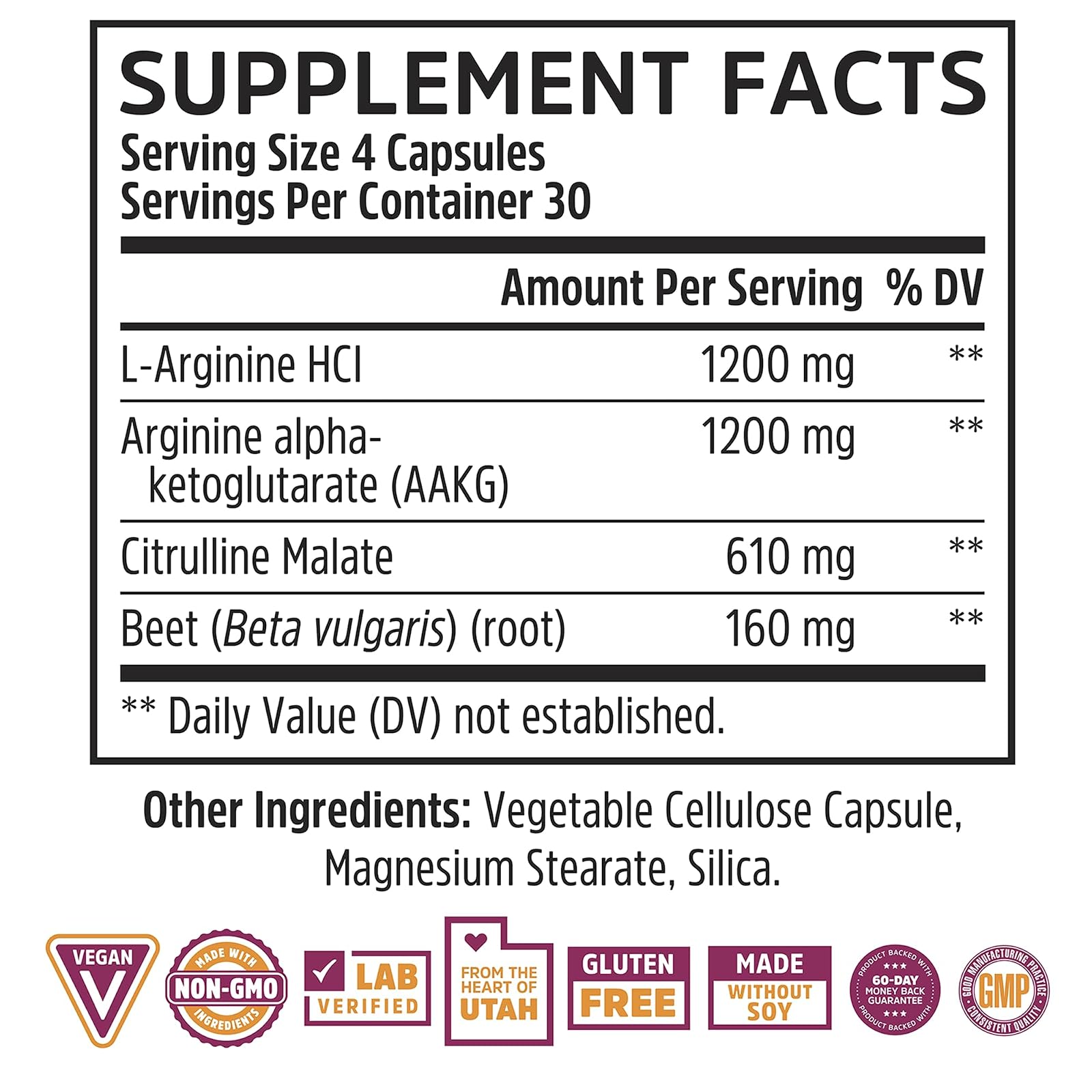 pre-workout veggie capsules for endurance