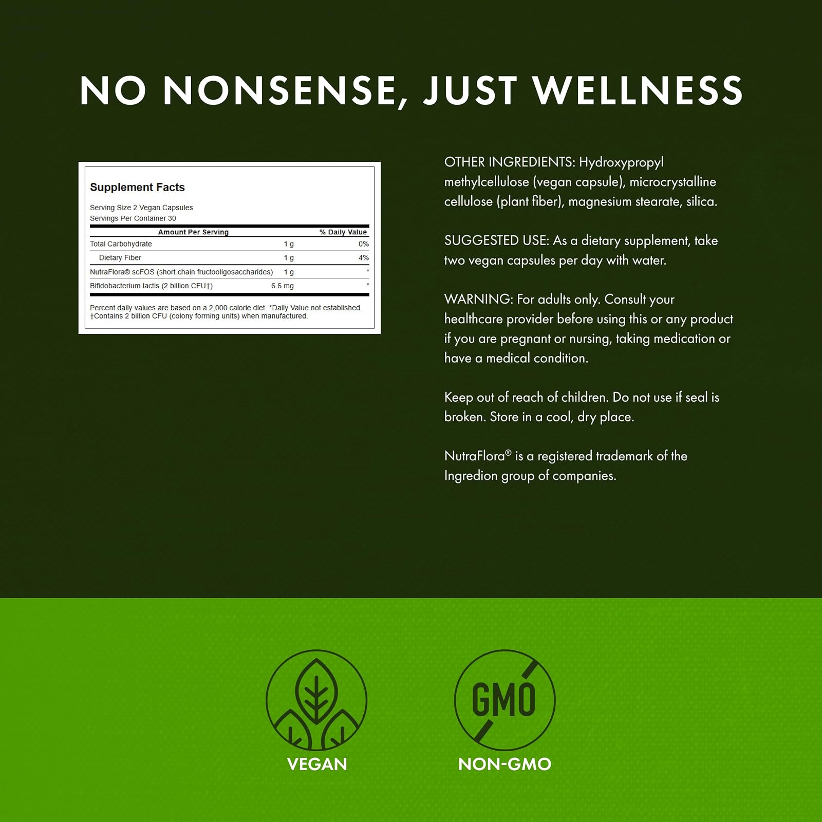 prebiotic and probiotic fiber blend