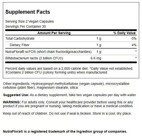 Prebiotic and probiotic fiber capsules