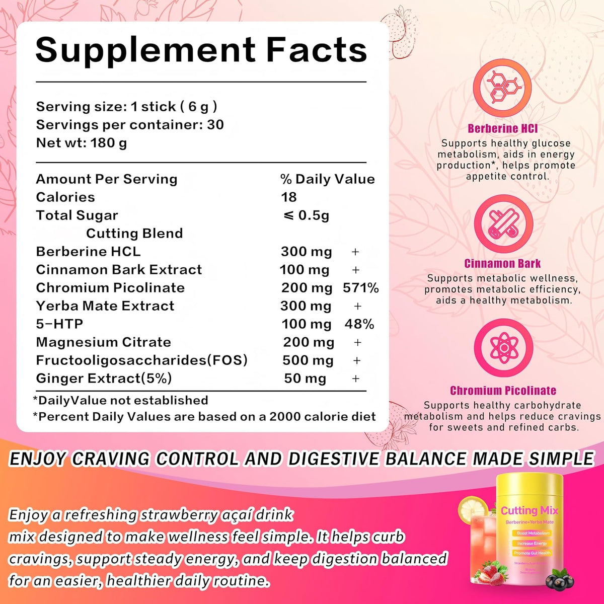 prebiotic drink mix for digestion