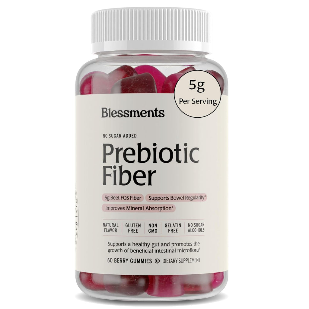 prebiotic fiber gummies for digestion