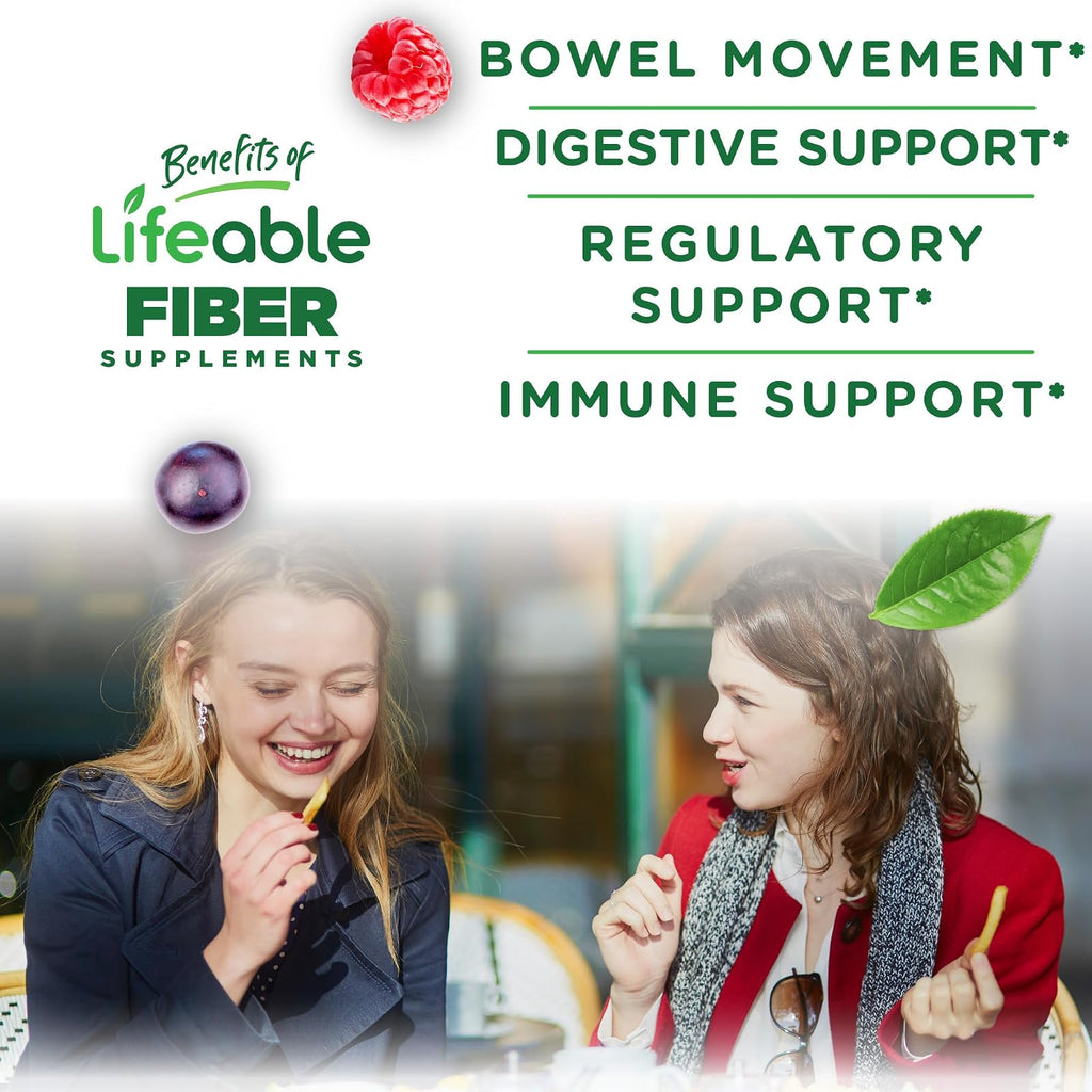 Prebiotic fiber gummies for gut health