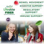 Prebiotic fiber gummies for gut health