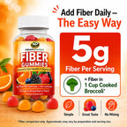 Prebiotic fiber gummies for gut health