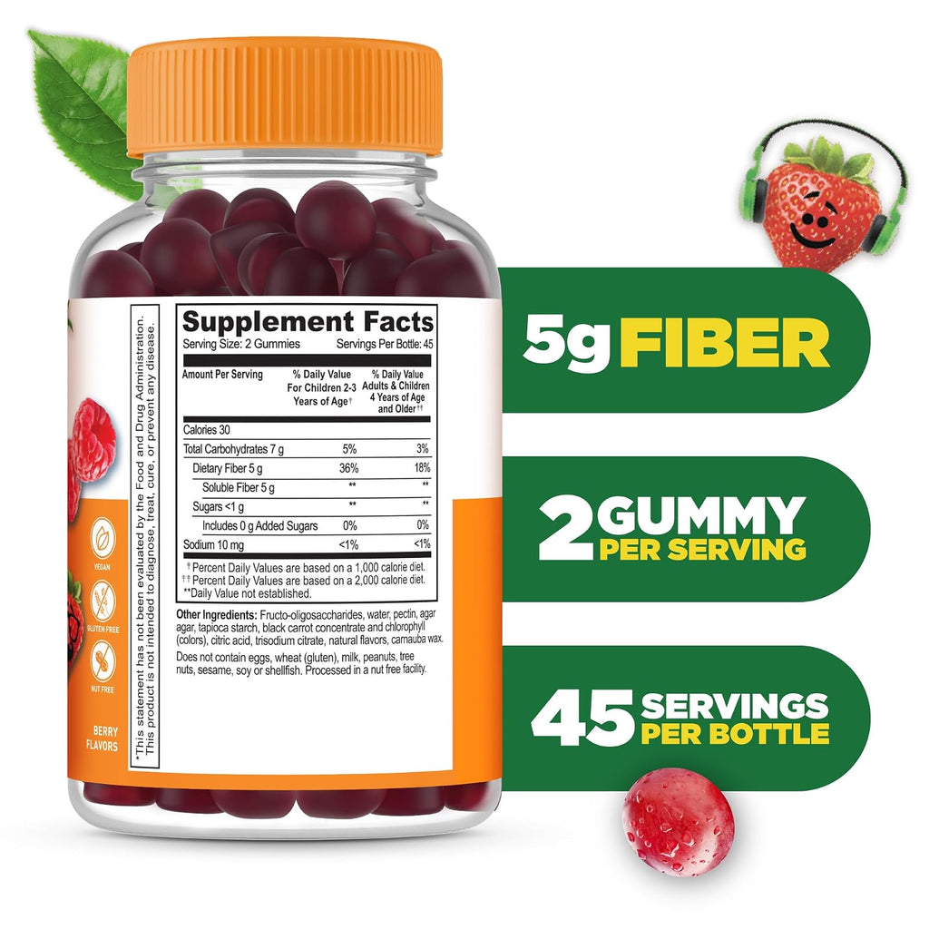 Prebiotic fiber gummies for kids