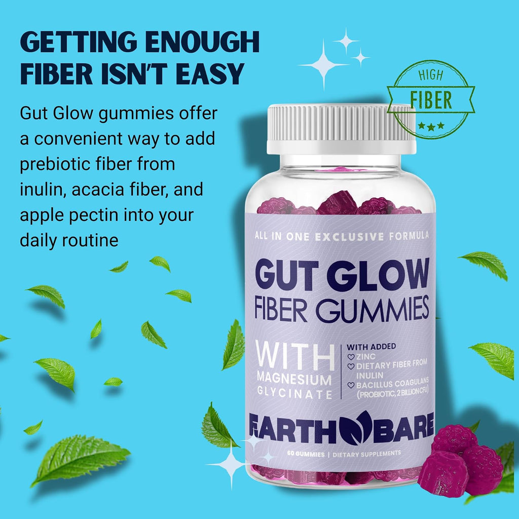 Prebiotic fiber gummies with inulin