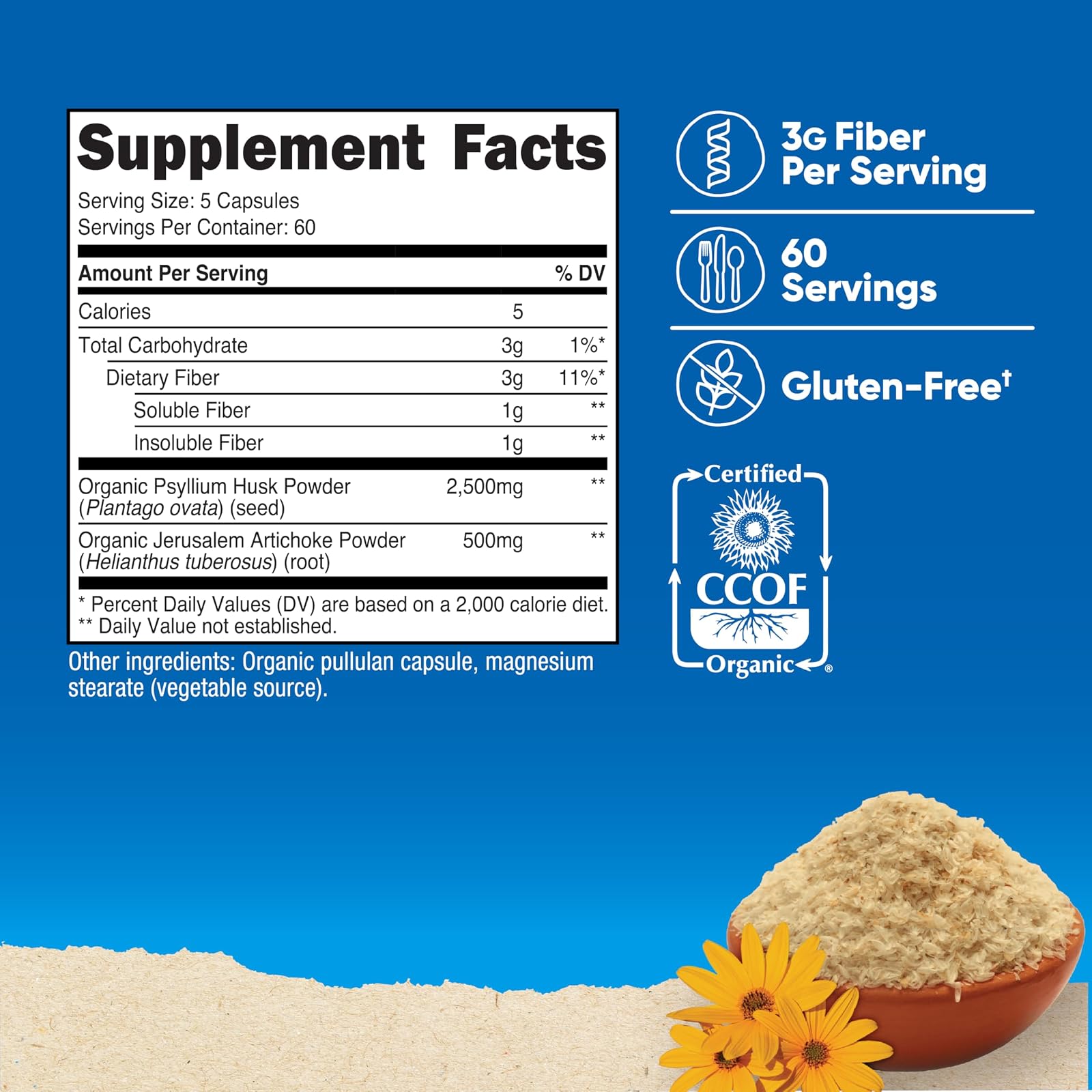prebiotic fiber supplement for gut health