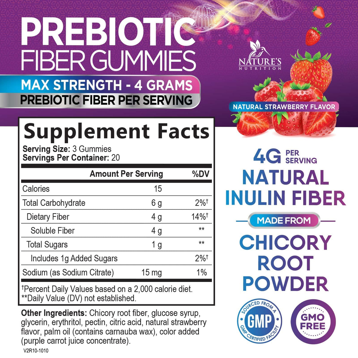 prebiotic fiber support for gut health