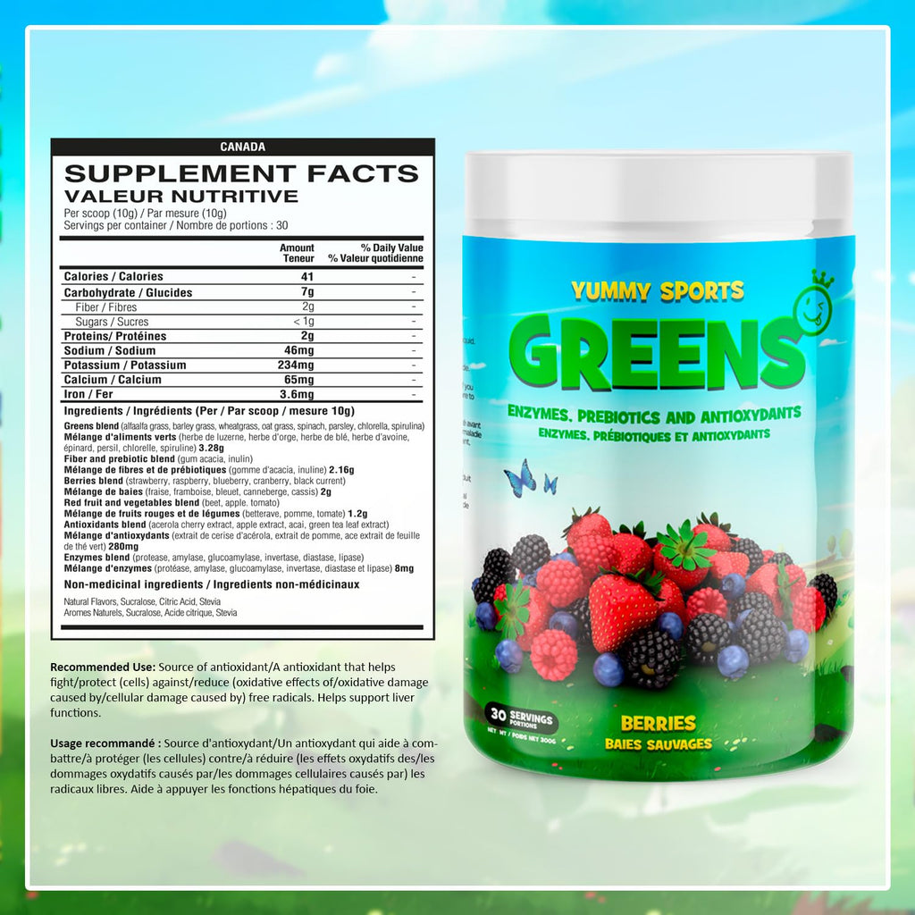 Prebiotic infused blended vitamin powder