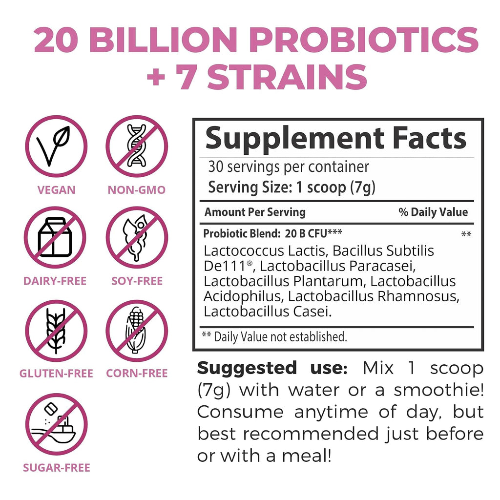 Prebiotic powder for gut balance