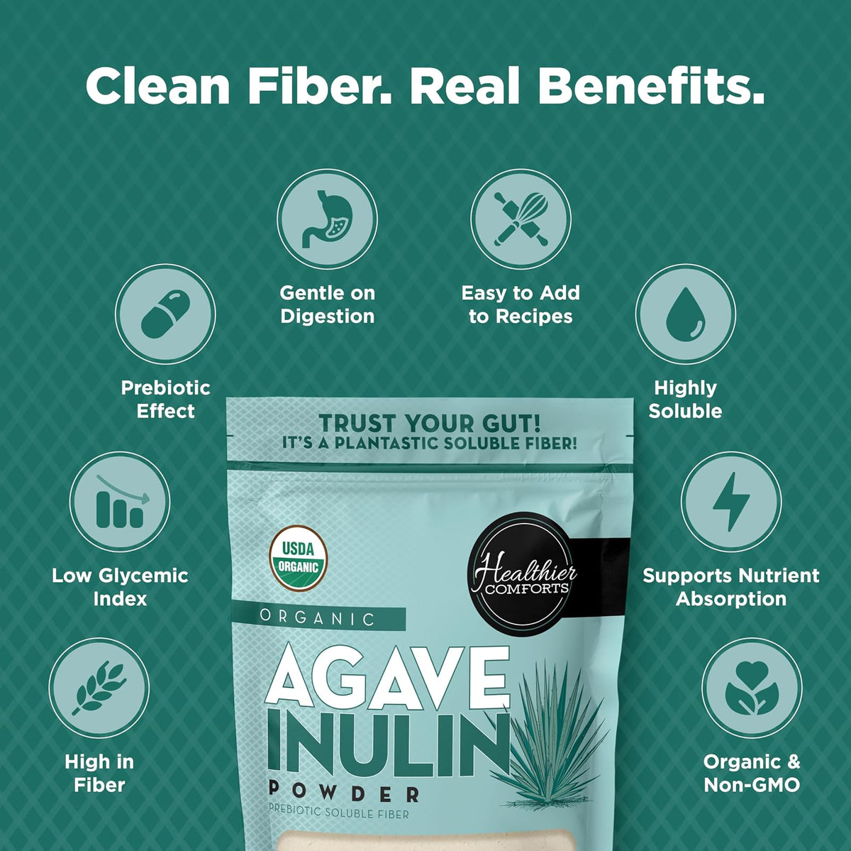 prebiotic powder for healthy microbiome