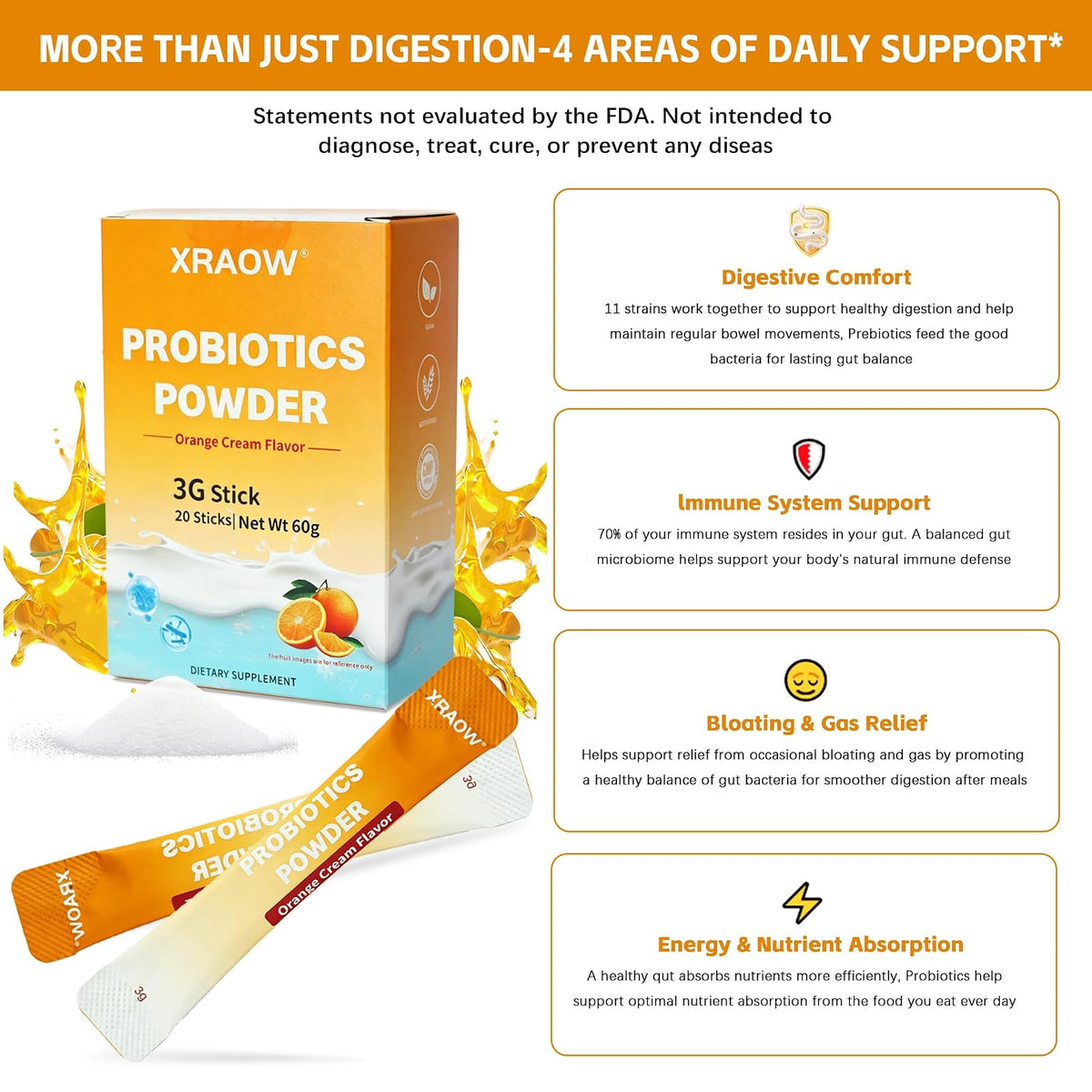 prebiotic powder to support immunity