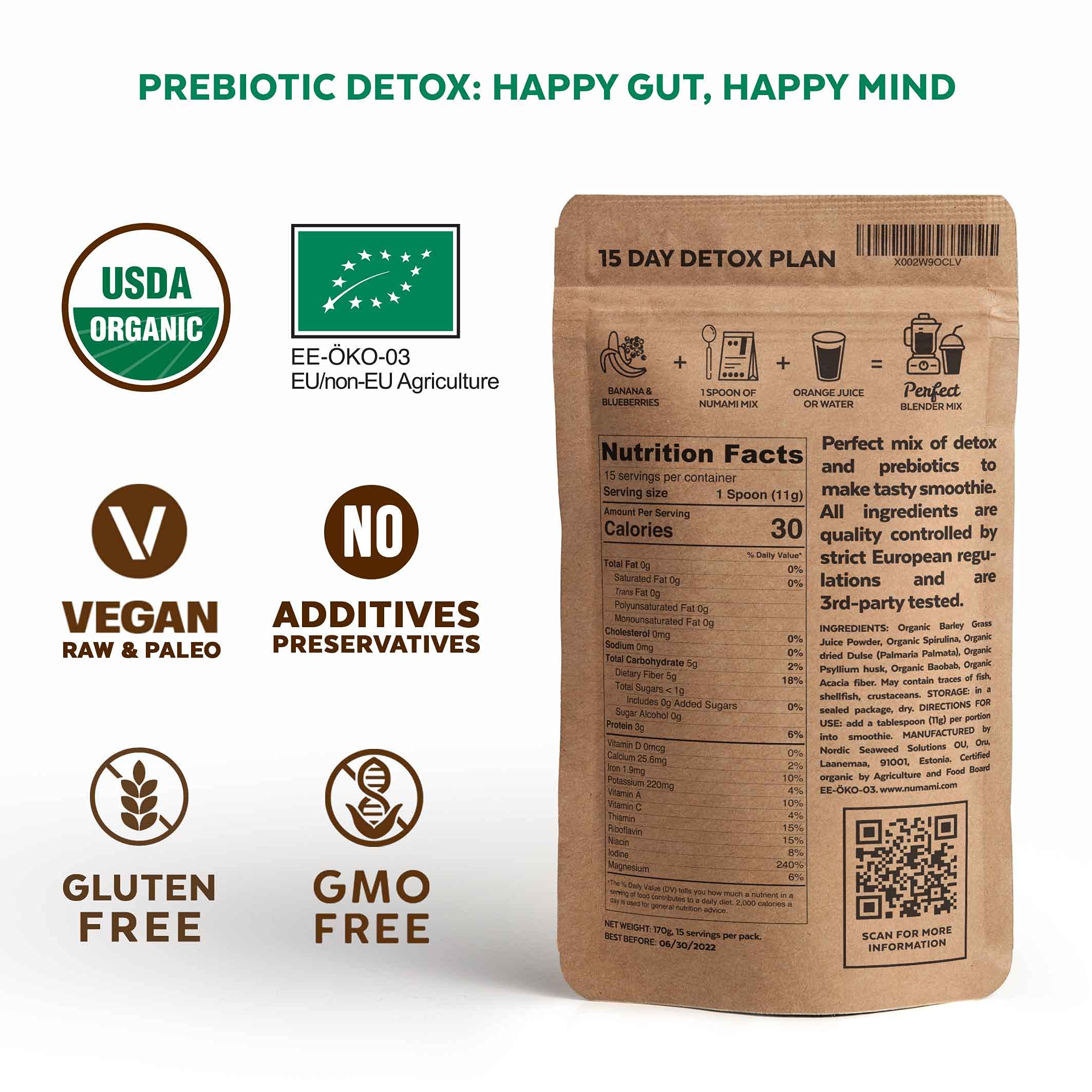 Prebiotic superfood for digestive health