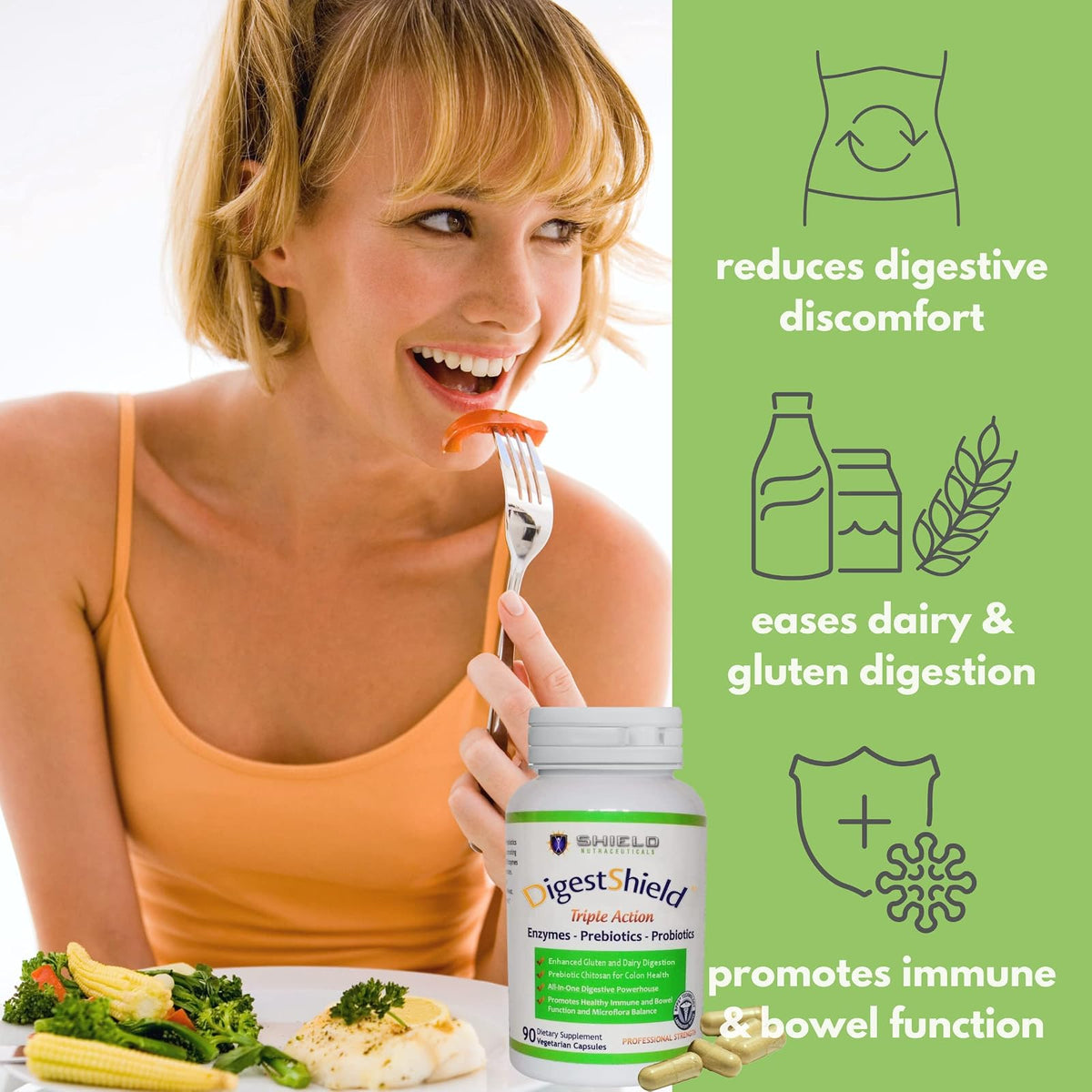 Prebiotic supplement for digestive support