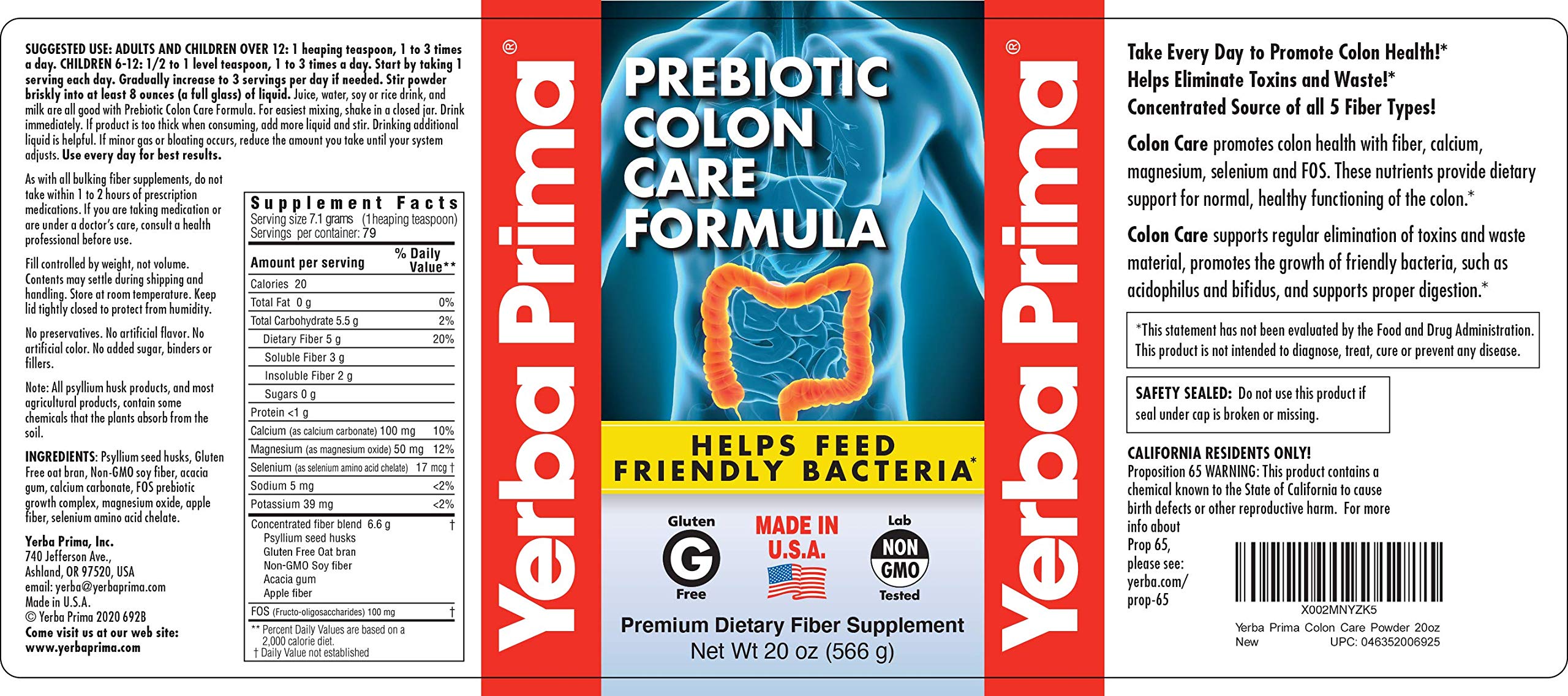 prebiotic supplement for gut health
