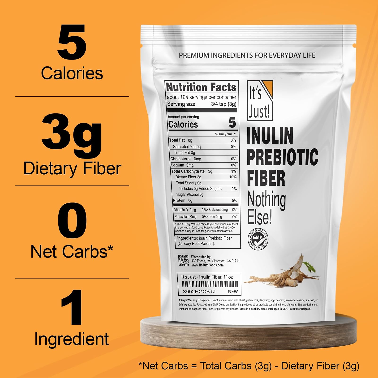 prebiotic supplement for improved digestion