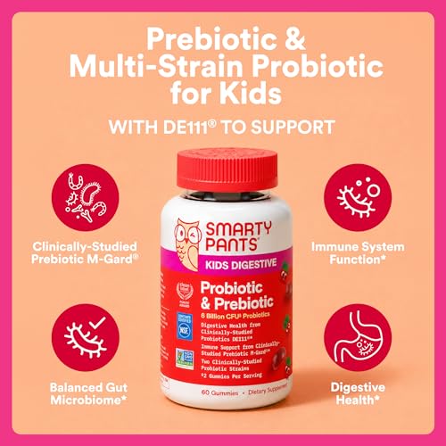 prebiotic support for kids digestion