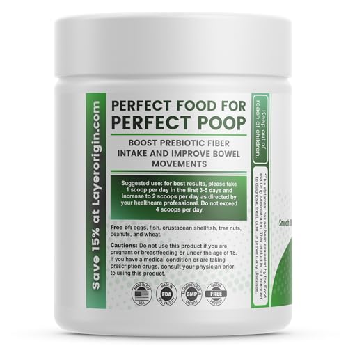 Prebiotics fiber for improved digestive comfort