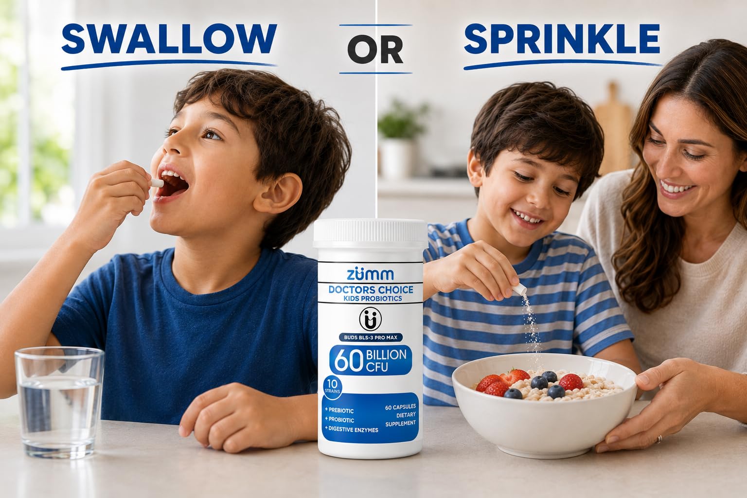 prebiotics for kids' gut support