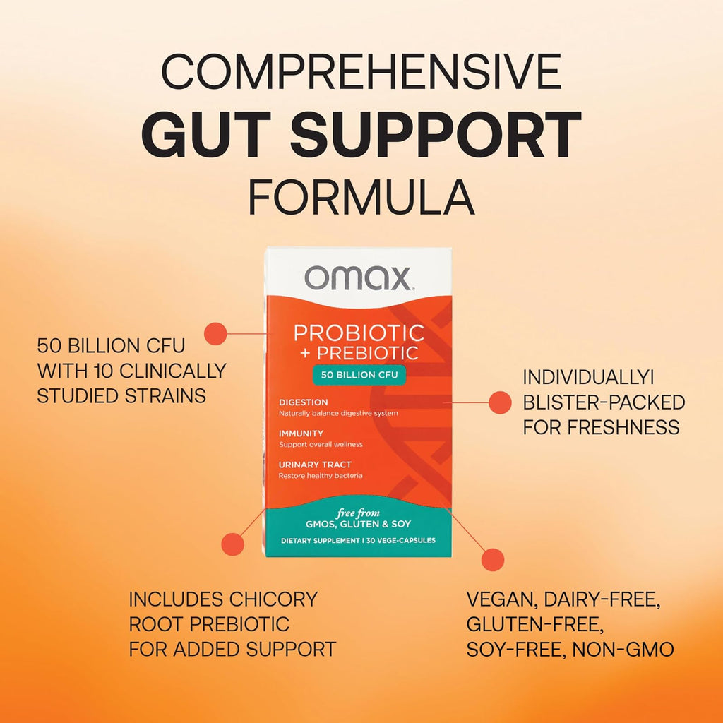 prebiotics supplements with 50B CFU