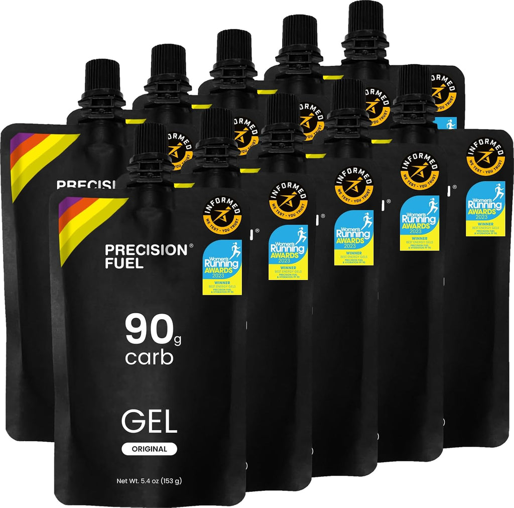 Precision Fuel PF90 energy gels for athletes