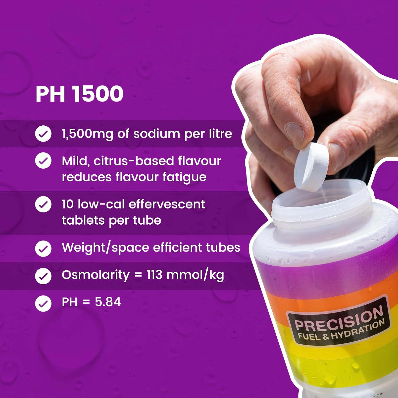 Precision Hydration effervescent tablets for recovery