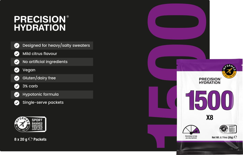 Precision Hydration electrolyte powder packets