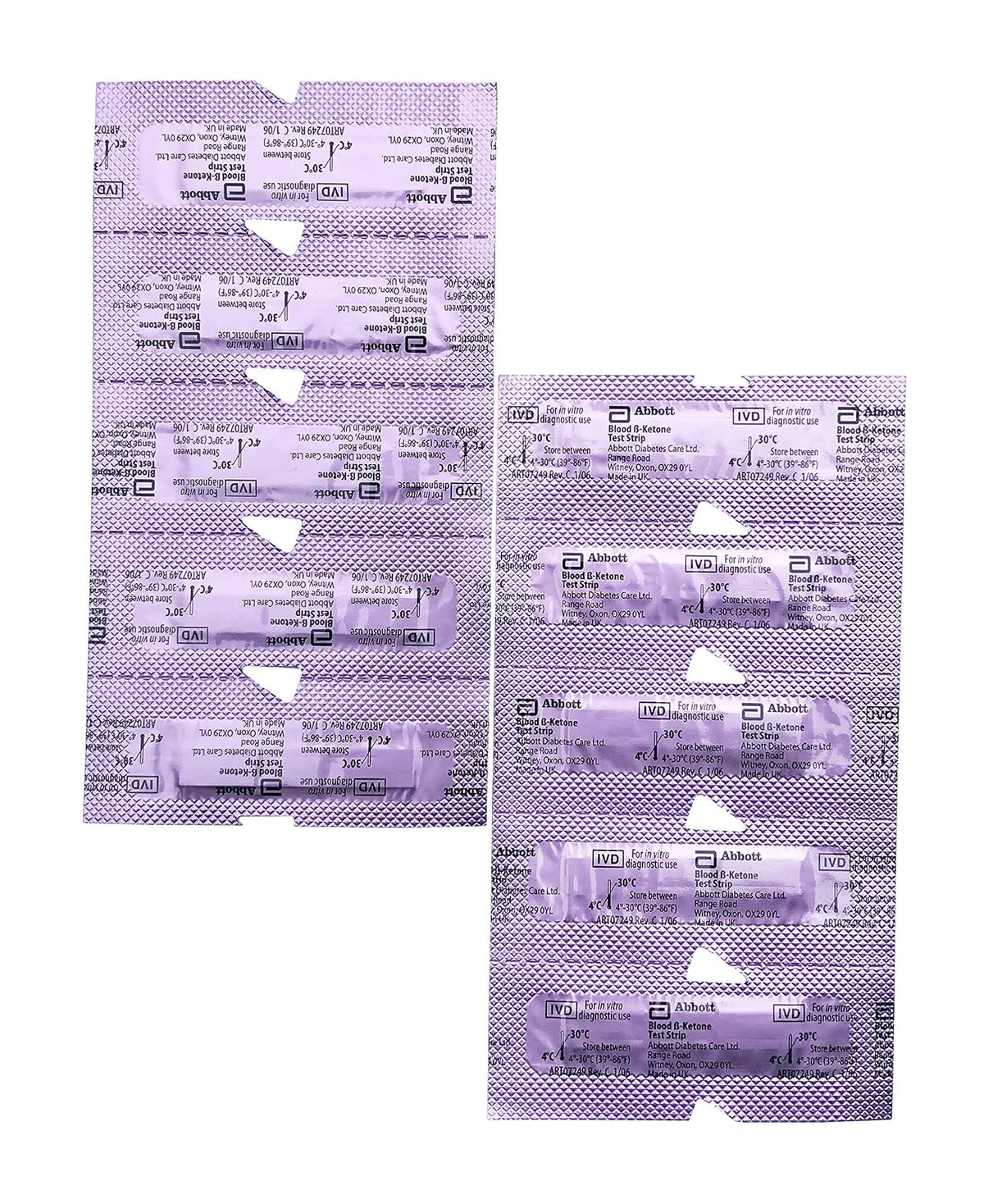Precision ketone test strips for accurate readings