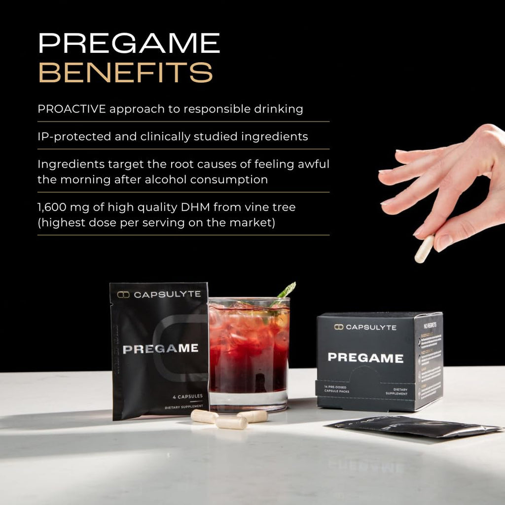 Pregame herbal capsules for better mornings