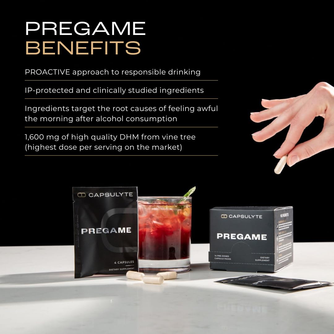 Pregame herbal capsules for better mornings