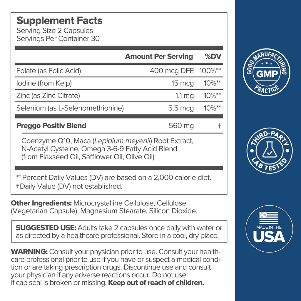 PREGGO whole food multivitamin for couples