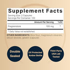Pregnenolone capsules for hormonal balance