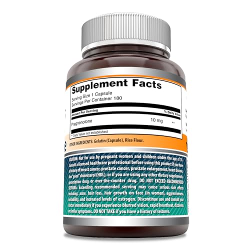 Pregnenolone capsules for hormonal balance