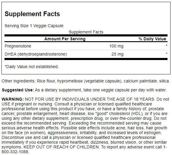 Pregnenolone complex for hormonal balance