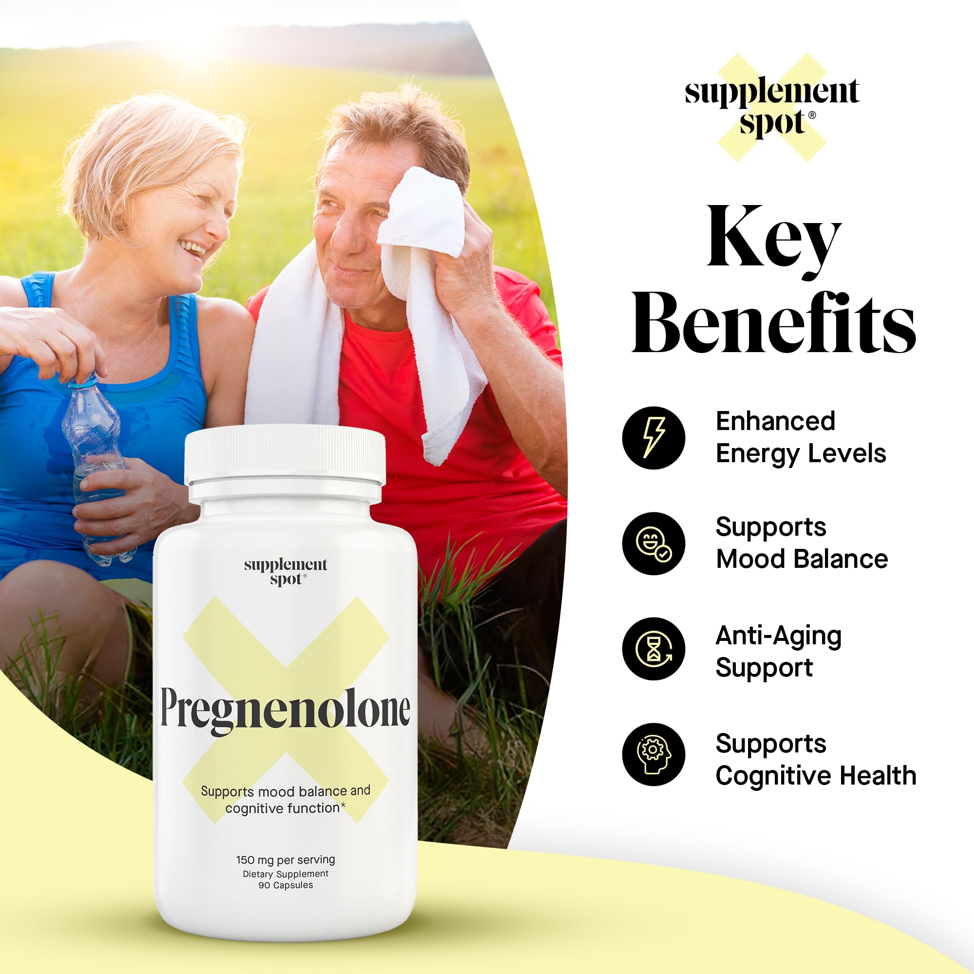 Pregnenolone for balanced energy levels