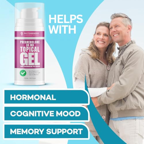 Pregnenolone gel for energy boost